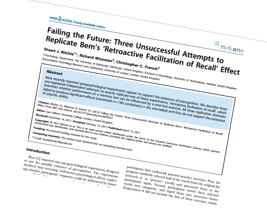 Scientific tests carry more weight when they have been replicated ...